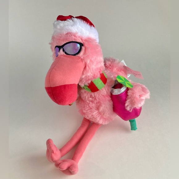 Gemmy | Toys | Gemmy Christmas Flamingo Animated Plush Singing Its 5 Oclock Somewhere Works ...